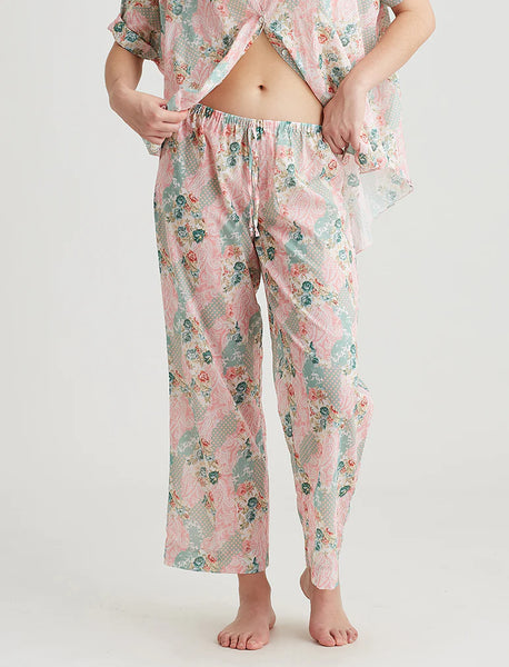 Papinelle - Sasha Straight Leg Pant | English Rose – Peachie Lingerie